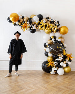 Graduation - Customizable Balloon Garland Install Piece — Paris312