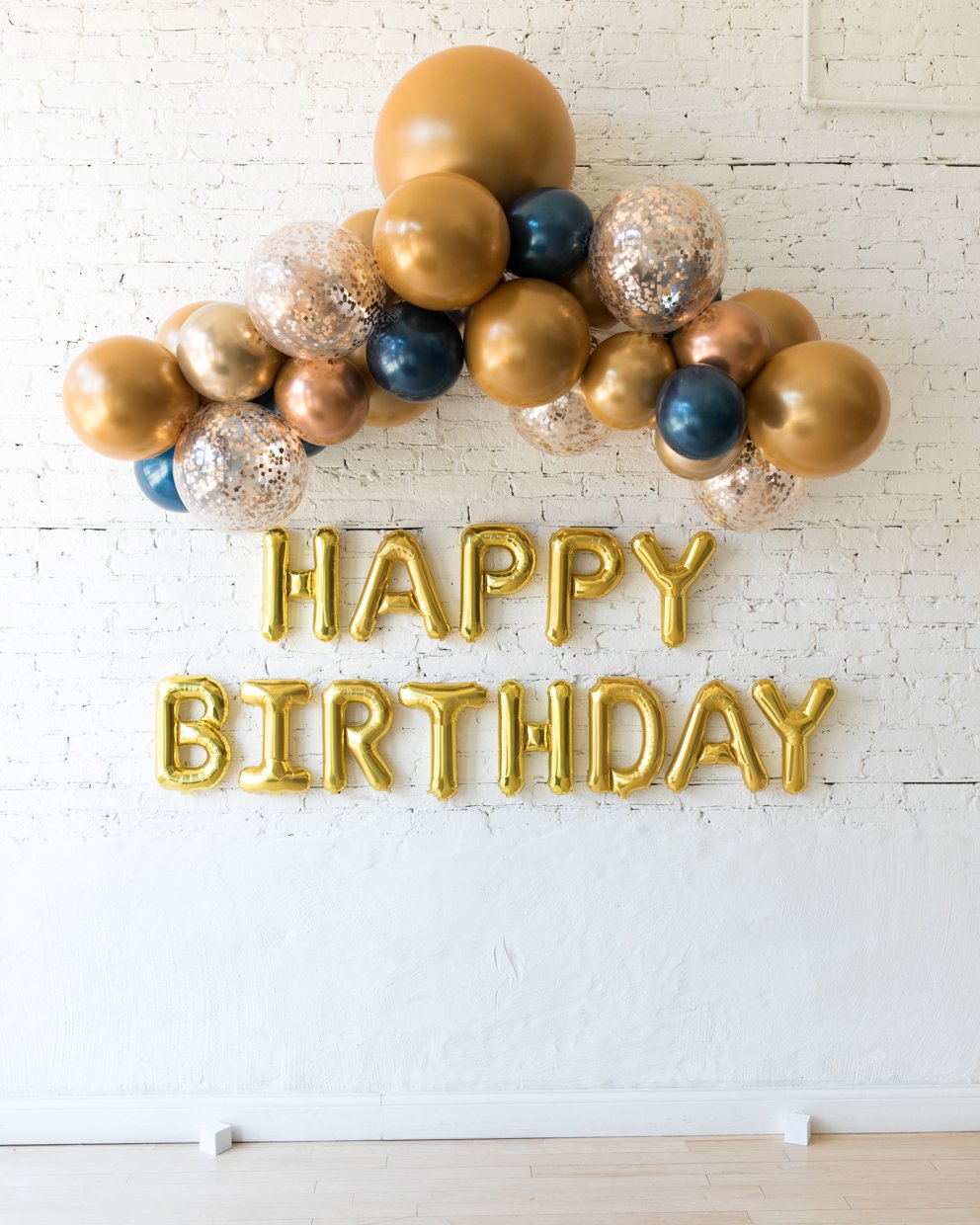 Elegant Midnight Copper Birthday | Balloon and Party Decor in Chicago ...