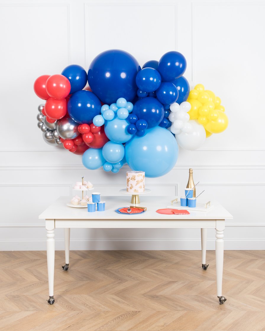 Airplane Theme - Balloon Backdrop Install Piece — Paris312
