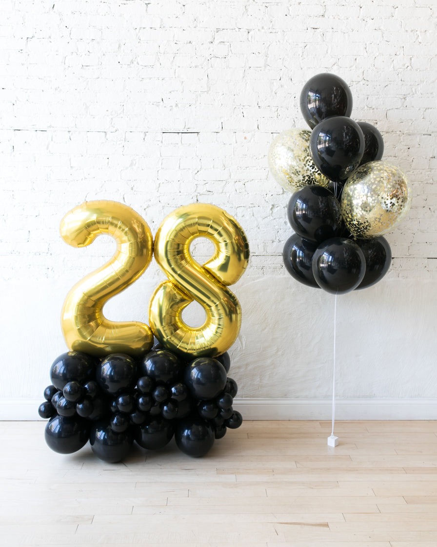 Couture - Confetti Bouquet & Number Pedestals Set — Paris312