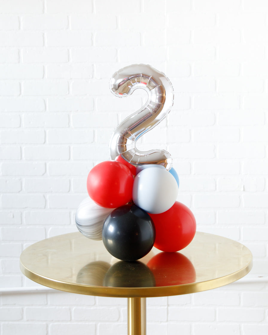 Rhyme Time - Tabletop Number Balloon — Paris312