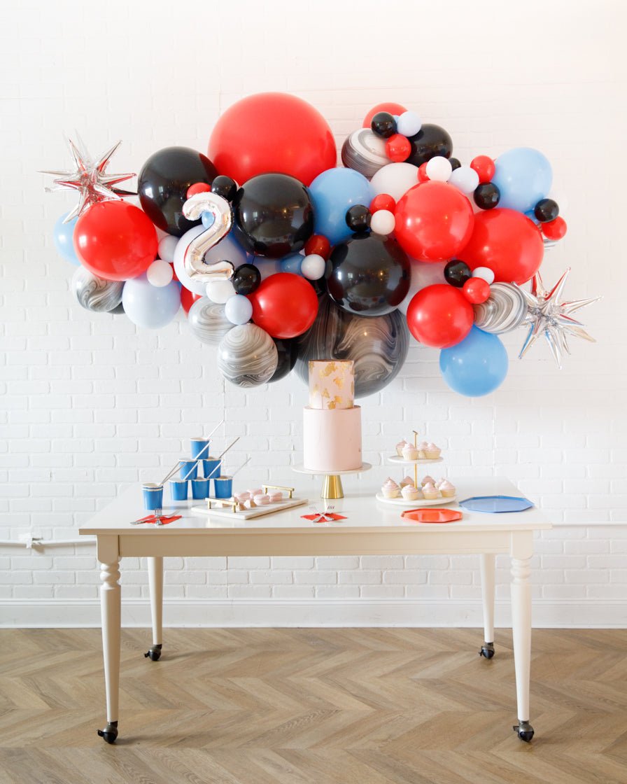 Rhyme Time - Number Balloon Backdrop Install Piece — Paris312