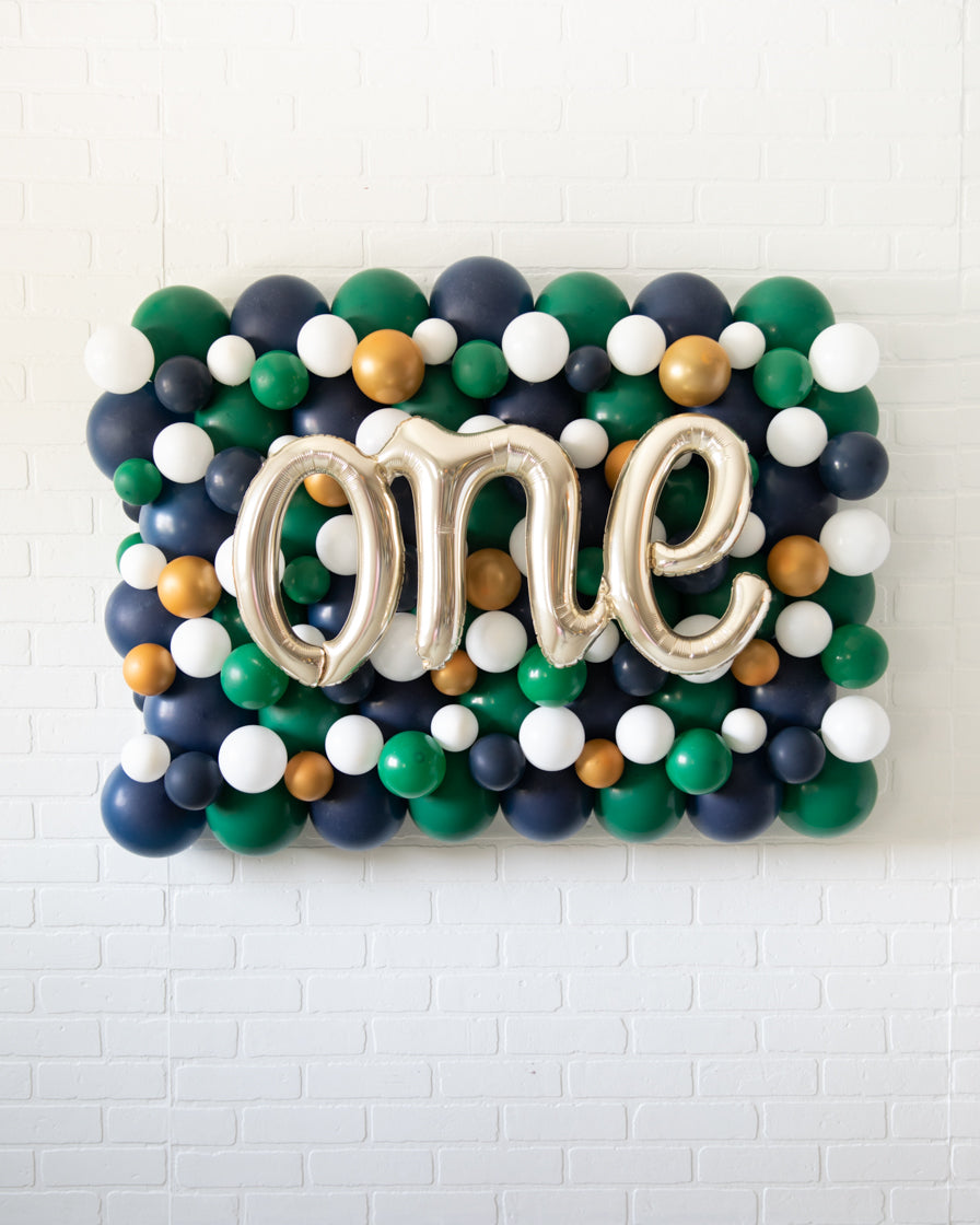 Football - ONE Script Balloon Backdrop Board - 30inx40in — Paris312