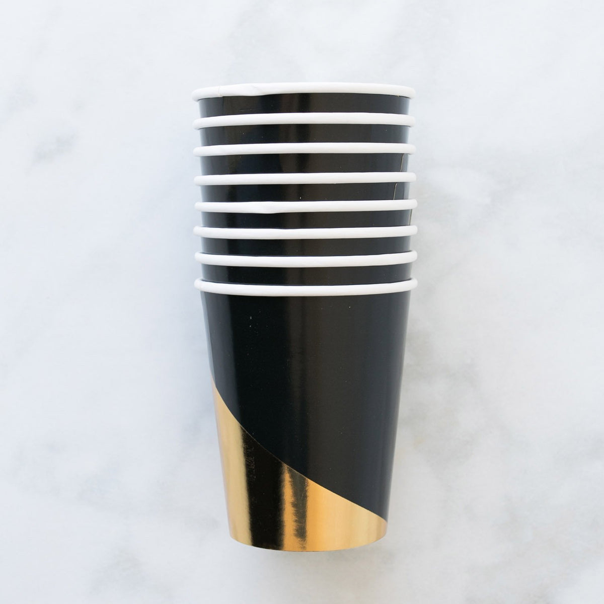Harlow & Grey Noir Paper Cups | Party Supplies — Paris312