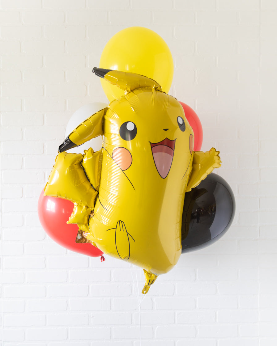 Catch Em All - Pikachu Foil and 11in Balloon Bouquet — Paris312