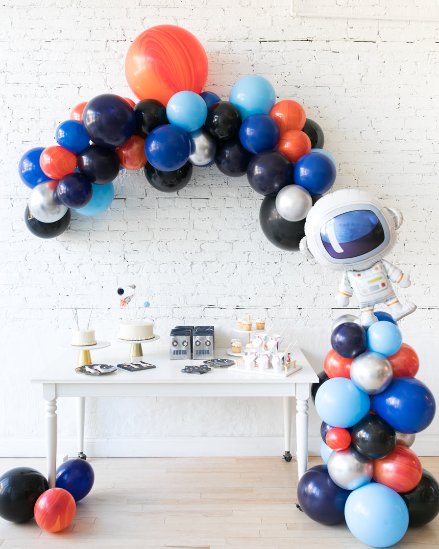 Space Theme Floating Arch & Astronaut Column Set — Paris312