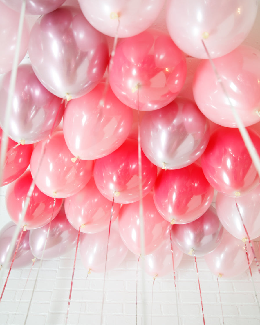 Pretty in Pink - 11in Ceiling Balloons - set of 25 — Paris312